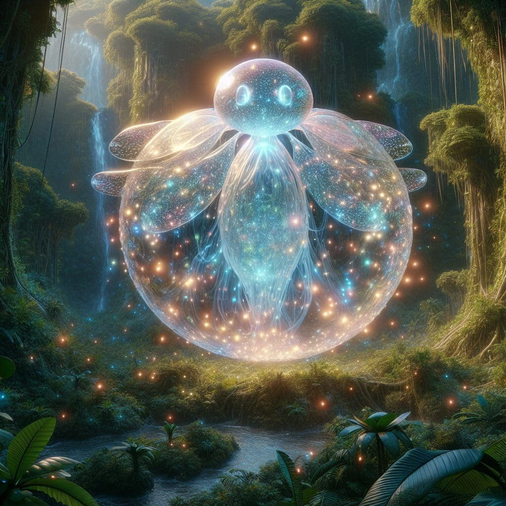 The Enchanting Mystery of the Flaring Blob-Fairy: A Tale of Cosmic Splendor